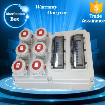 European Wall Mounted Industrial Plug Socket Box Ip67 Waterproof Panel ...