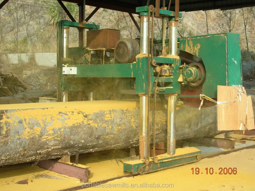 Hout Lintzaag-zware Grote Size Horizontale Band Zaagmachine/planken ...