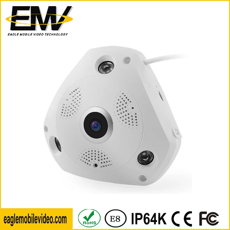 360 Degree 1080p Ip Night Vision Infrared Fisheye Car Cctv Security ...