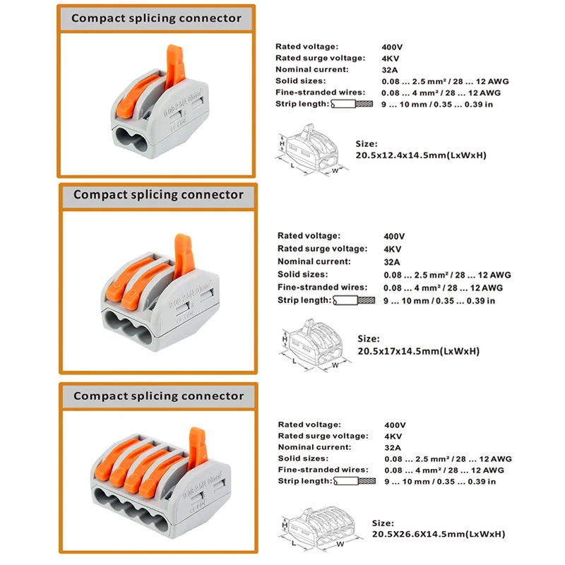 5 Pin Quick Wire Connector - Compact and Reliable Wiring