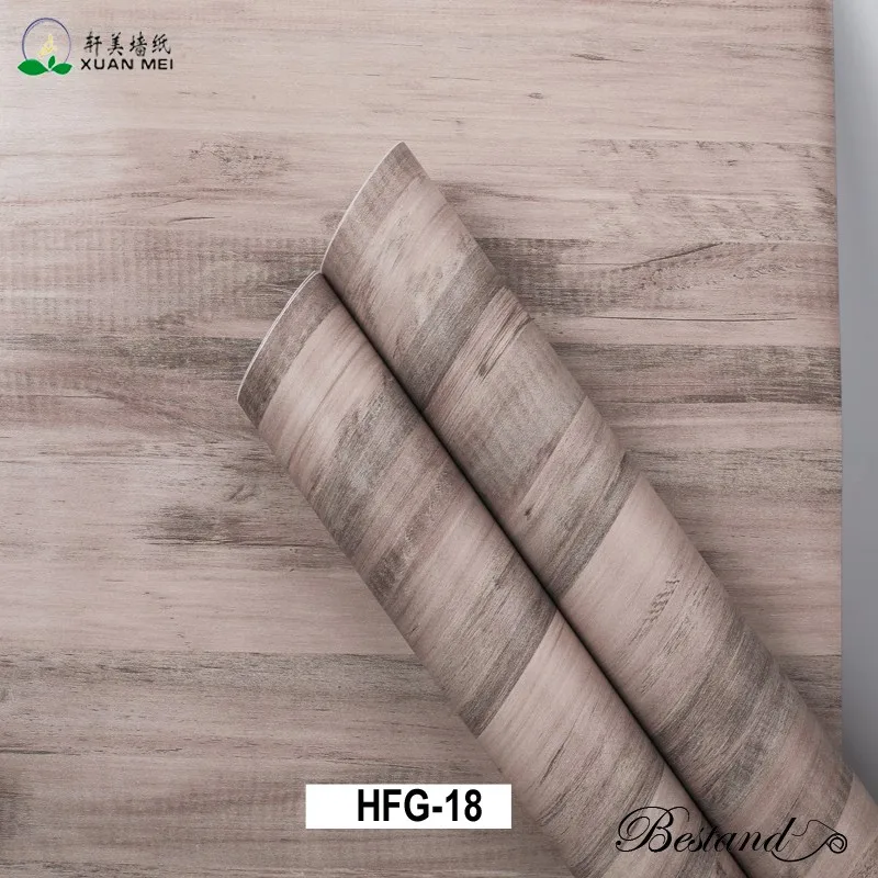 Matt Wood Grain Pvc Film Vinyl Adhesive Wood Film For Furniture ...