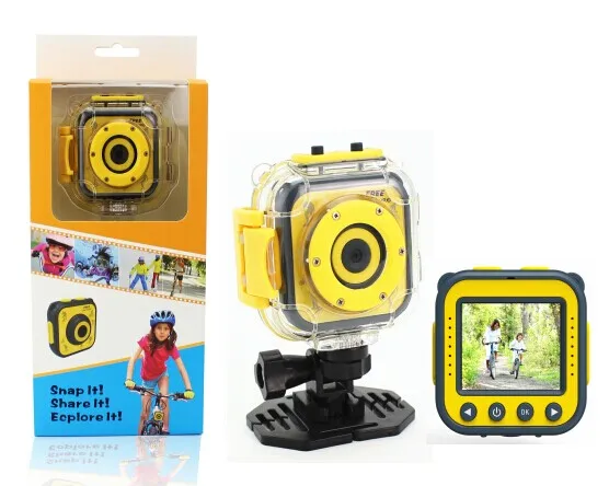 Ourlife Kids Action Camera Waterproof Video Digital Children Cam 1080p ...