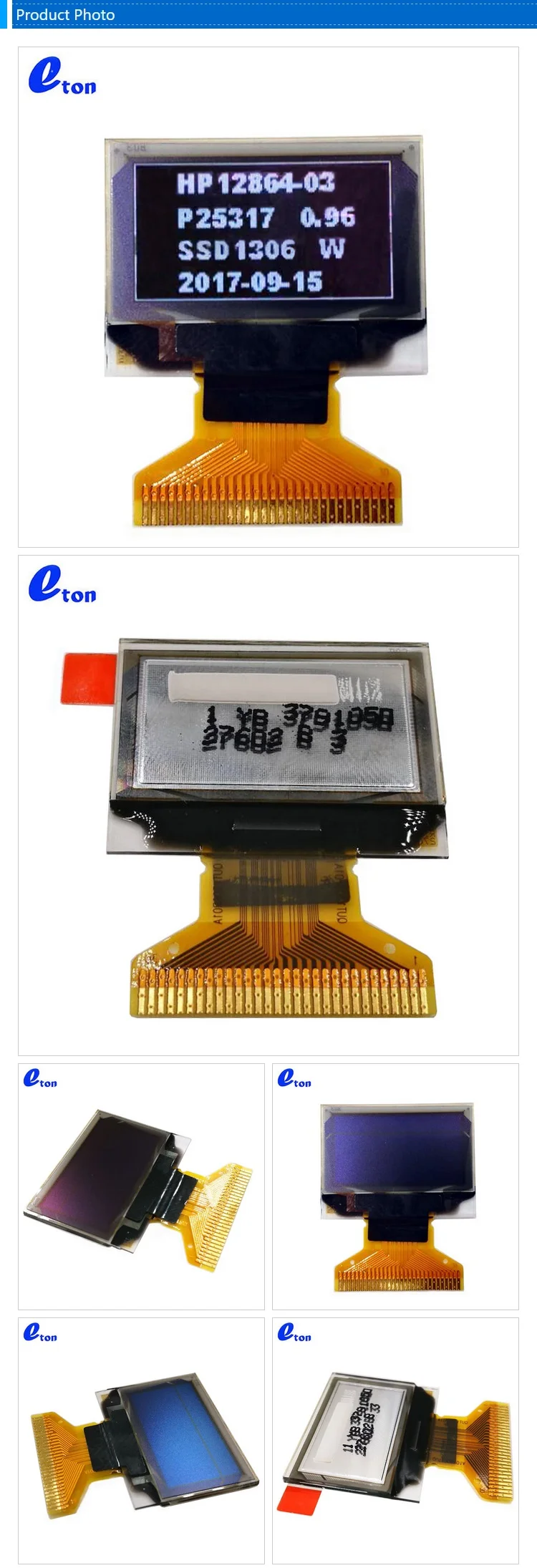 White 0.96 Inch Oled 128x64 0.96" Oled Display Oled 096 128x64 - Buy ...