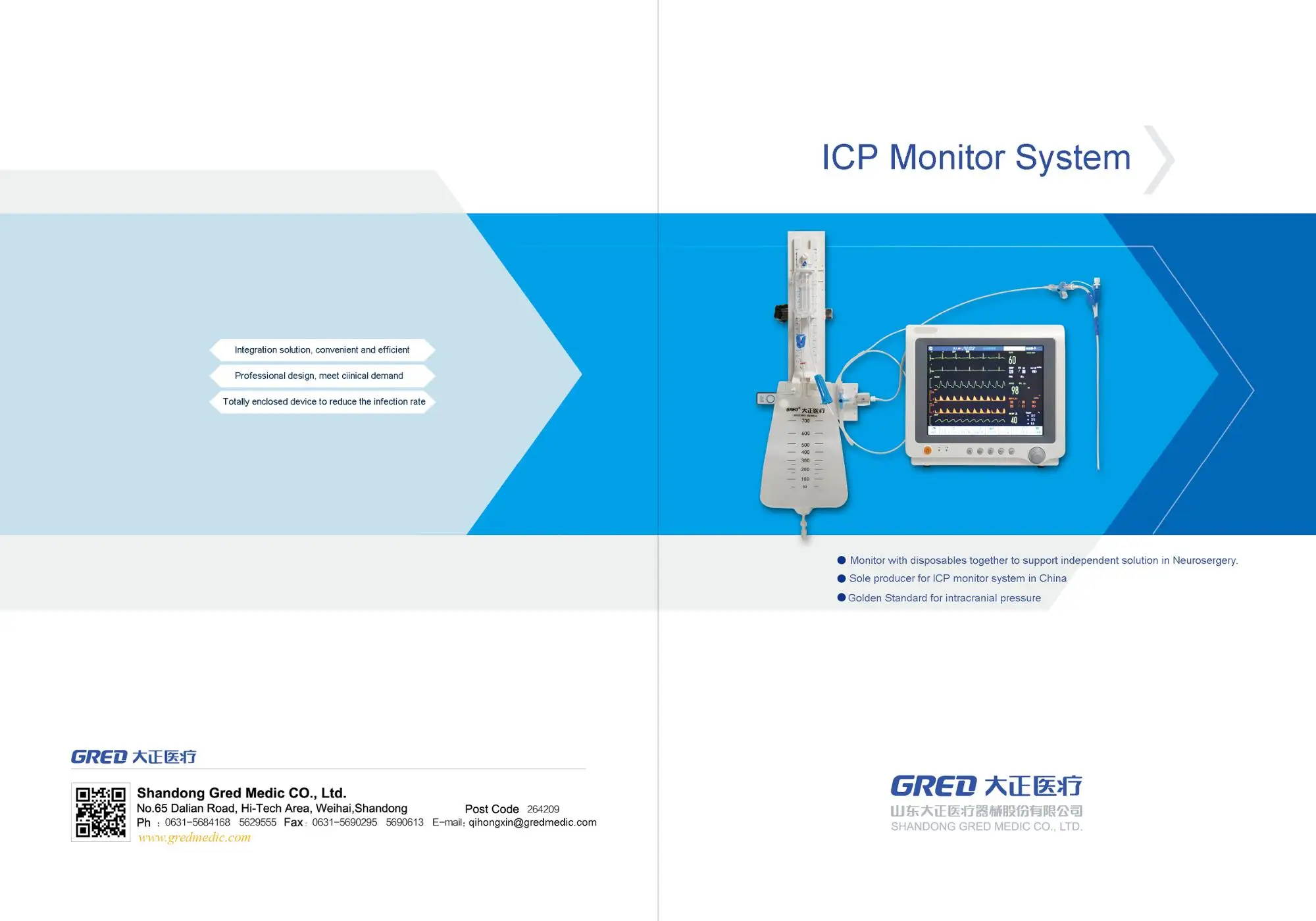 Icp Monitor With Multi Paremeters - Buy Multifunction Parameter Monitor ...