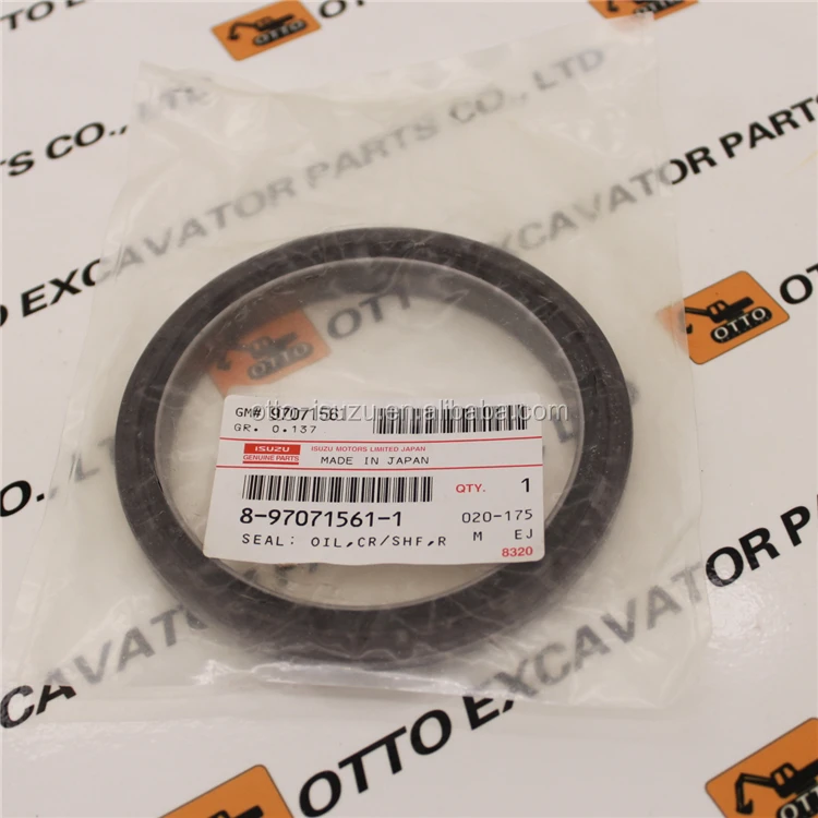 Japón Original 4JJ1 del cigüeñal del motor del sello de aceite de 8 ...