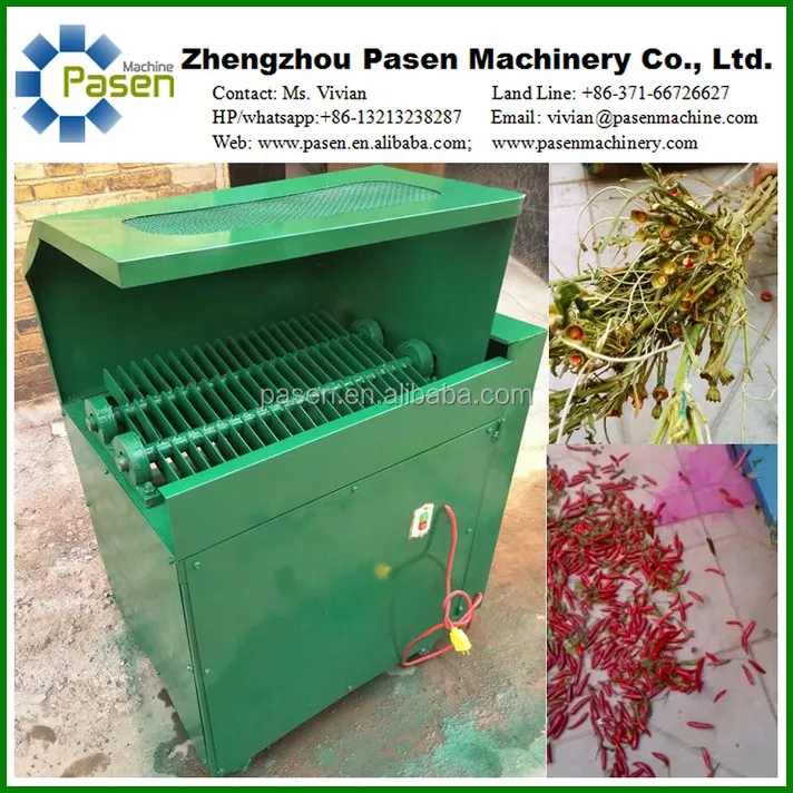 Eco-friendly Dry Chili Pepper Picking Machine Red Chili Picker for Sale ...