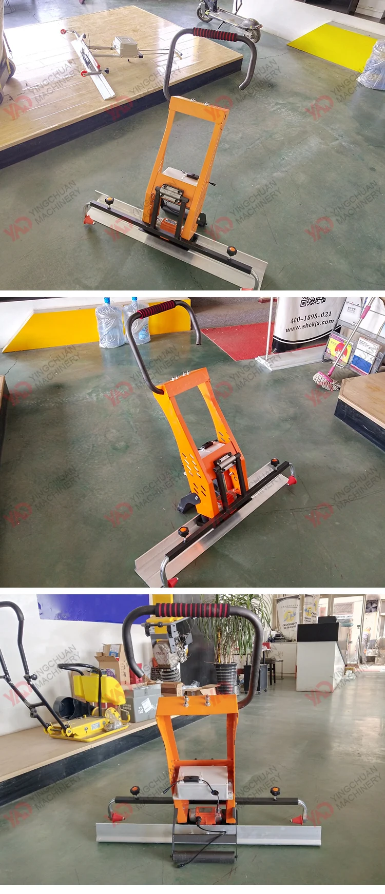 Screed Paving Sand Soil Auto Float Ground Leveling Concrete Paver ...