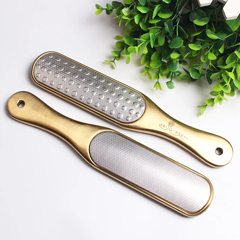 Double Side Pedicure Scrubber Metal Foot File - Buy Metal Foot File ...