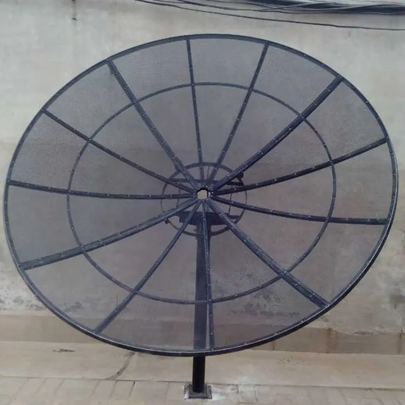 C Band Satellite Aluminium Mesh Dish Antenna 3m Pole Mount Including ...