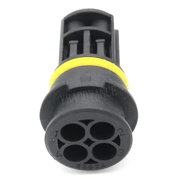 4 Pin Female Electrical Connector Pbt Gf10 Fit For Sensor - Buy ...
