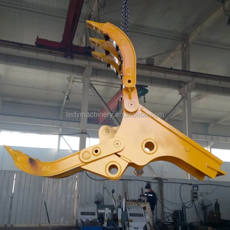 Mechanical Grabber Manual Grapple for Excavator - Hydraulic Thumb ...