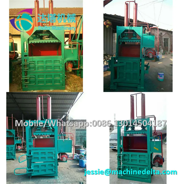 Vertical Hydraulic 60 Ton Plastic Bottle Compactor Cardboard ...