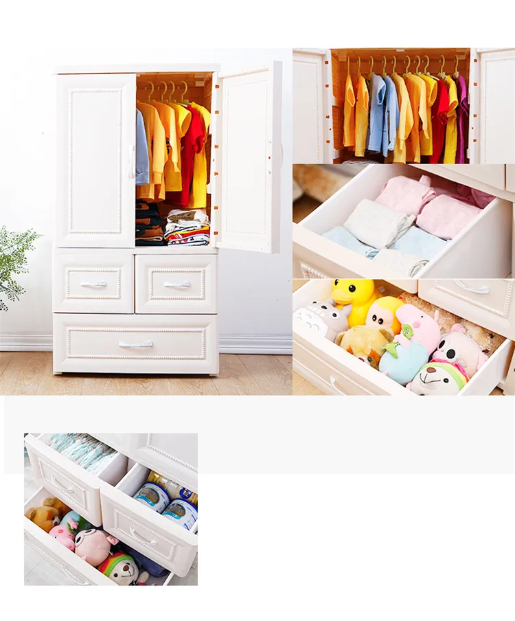 Multilayer Clothes Plastic Cupboard Organiser Kids Cupboard - Buy Kids ...