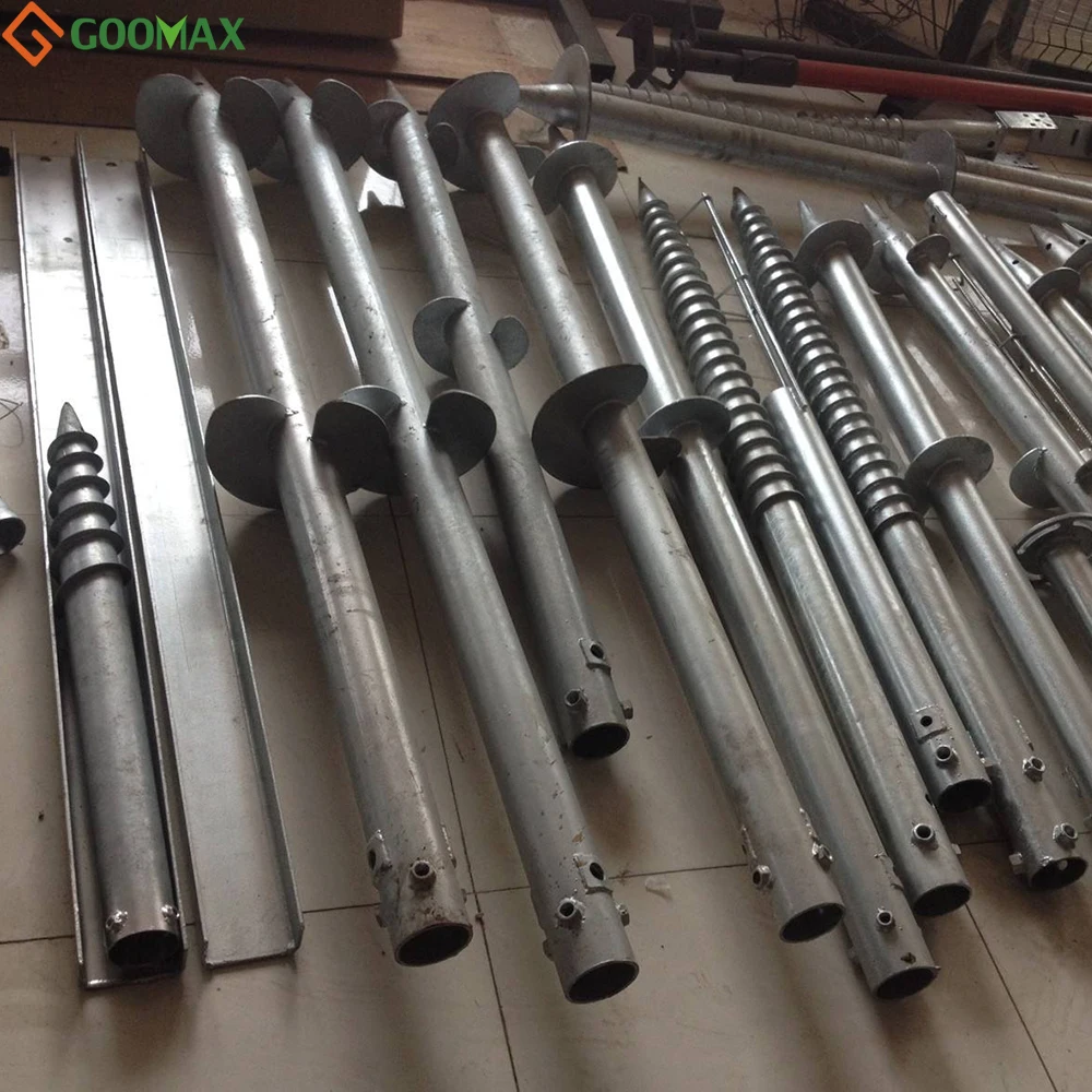 Ground Screw Solar Mounting System Spike For Pv Panel - Buy Ground ...