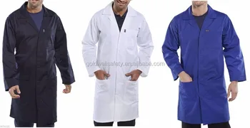 Lab Coat Cotton Laboratory Doctors Students Lab Work Wear Fancy Dress ...