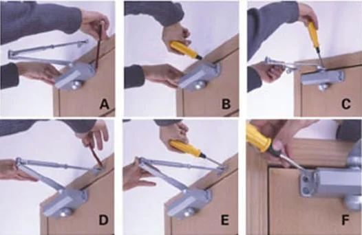 Spring Loaded Door Closer - Adjustable, Durable, and Efficient