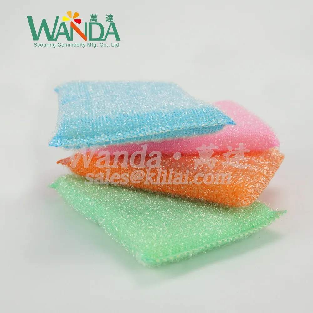 High Quality Kitchen Mesh Cleaning Sponge Pad Cleaning Sponge Scourer ...
