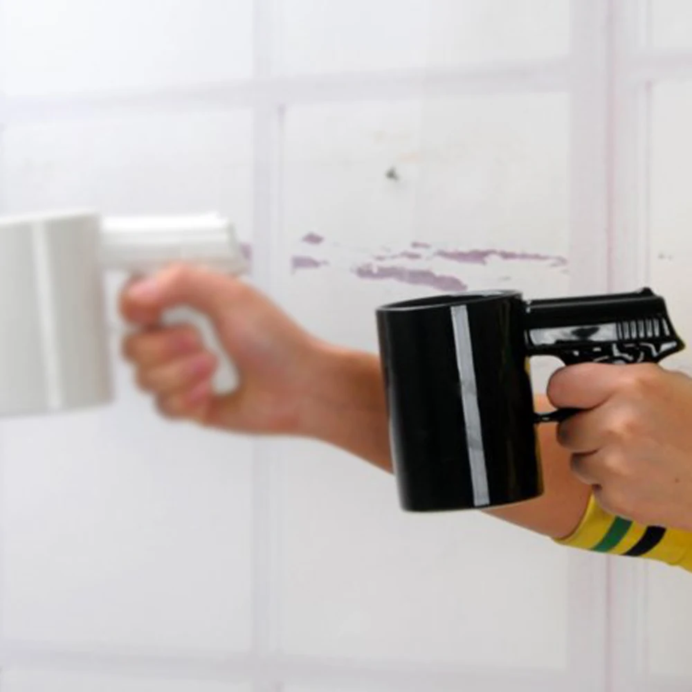 Uchome Cool Gun Design Ceramic Coffee Mug With Handle / Funny Ceramic ...