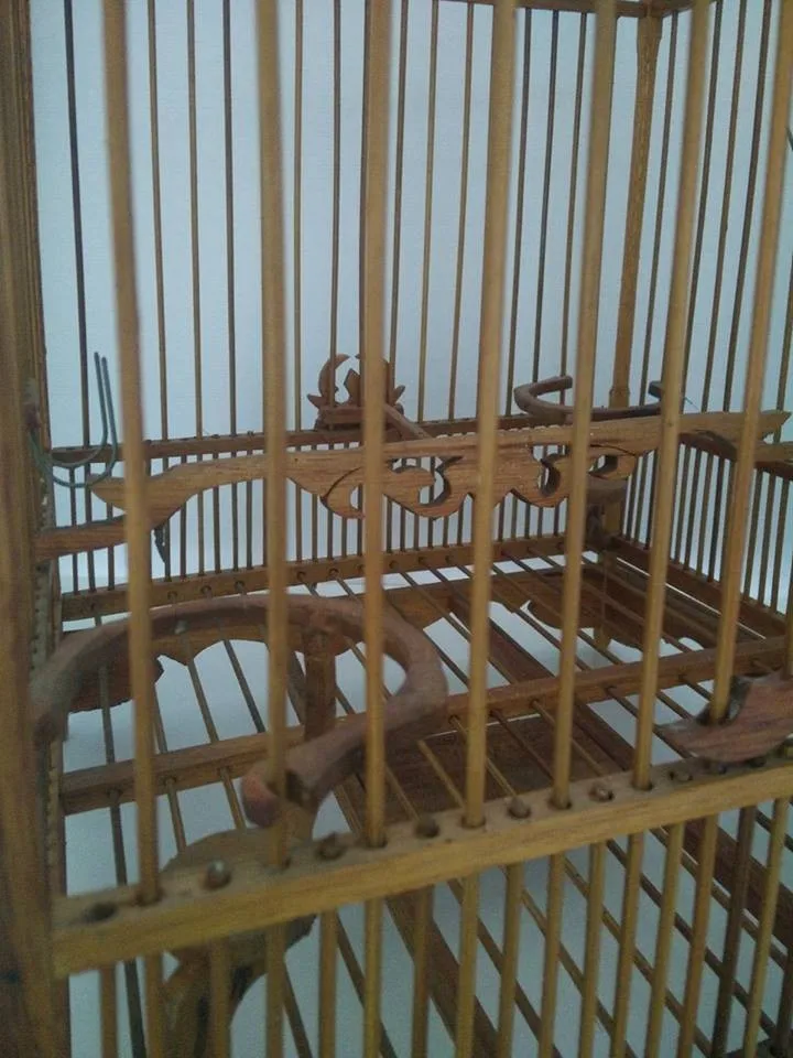 Quadrate Bamboo Bird Cage Bird Cage With Carving - Buy Bamboo Bird Cage ...