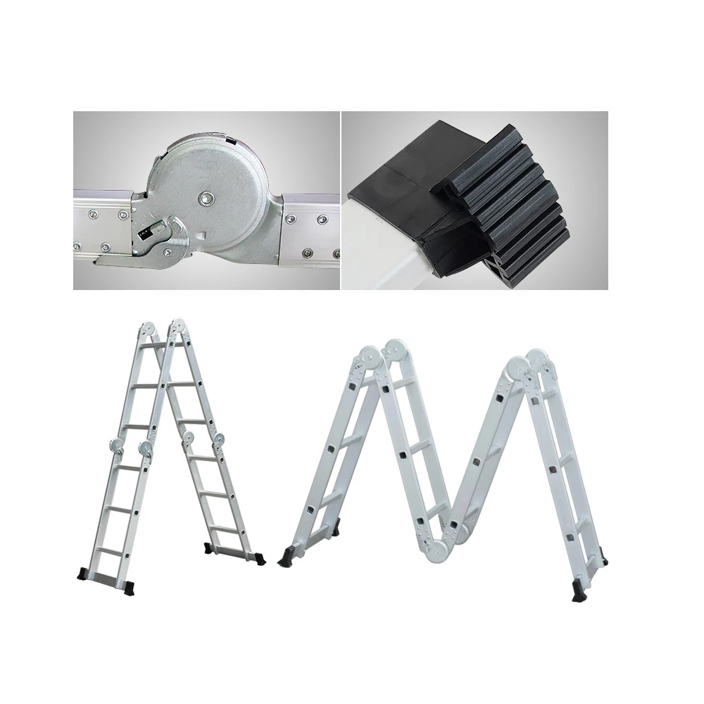 12 Ft Multi-Purpose Aluminium Folding Step Ladder - 4x3step