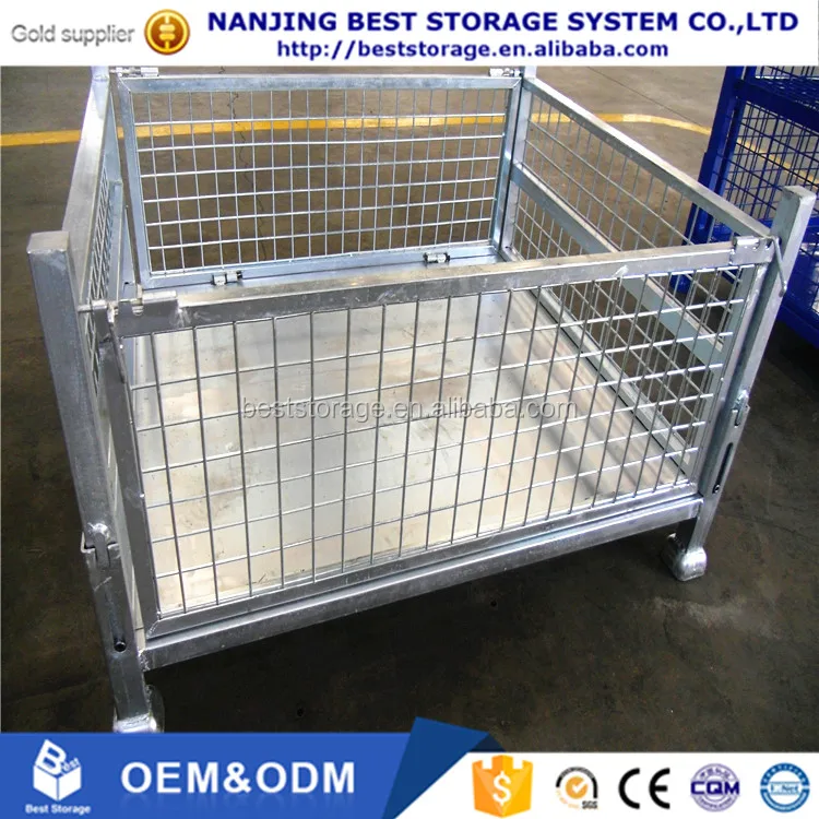 Iso9001 Ce Gegalvaniseerd Staal Opvouwbare Afsluitbare Stapelbare ...