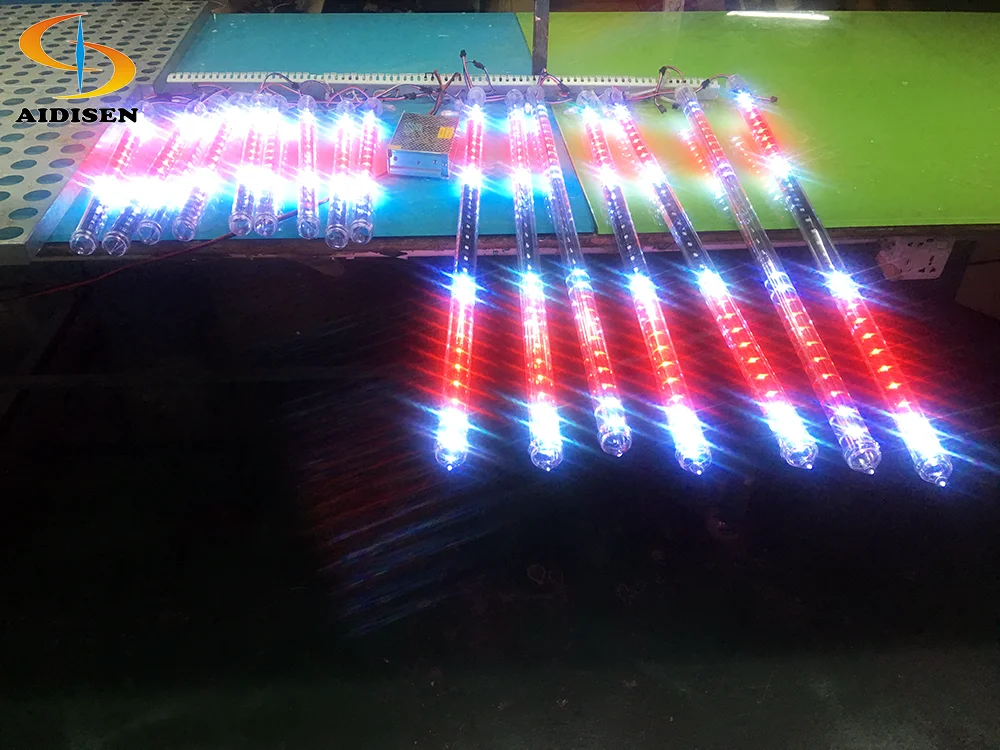 100cm LED Meteor Light - Colorful, Dimmable, and Versatile
