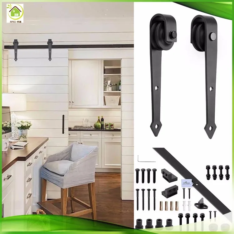 Interior Stacking Wood Sliding Glass Barn Doors With Grills Built In ...