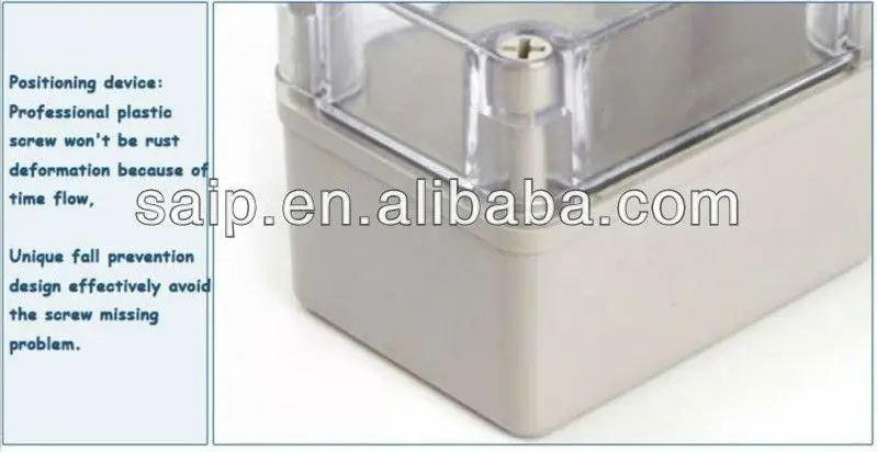 Plastic Electrical Panel Box DS-AT-1212 (125x125x100mm)