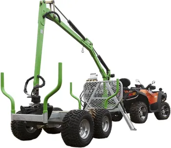 Atv Grapple Crane / Log Loading Trailer With Crane / Log Grapple Loader ...