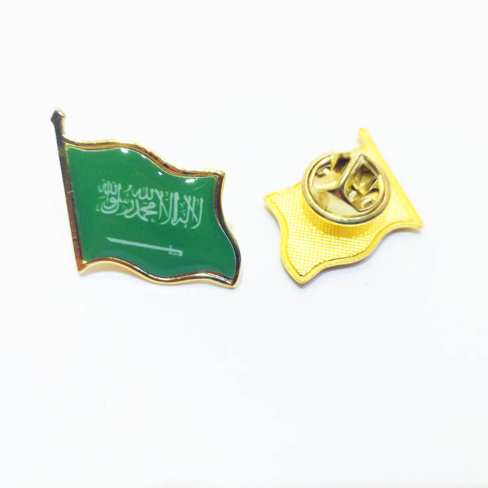 Custom Metal Arab Saudi Arabia Flag Pin - Buy Saudi Flag Pin,Saudi ...