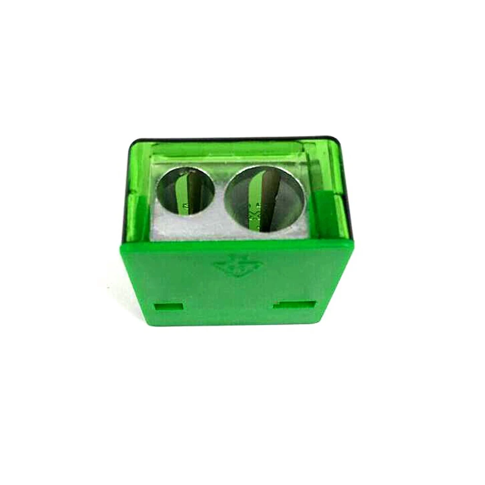 Desktop Square Student Top Double With Cover Green Metal Two Hole ...