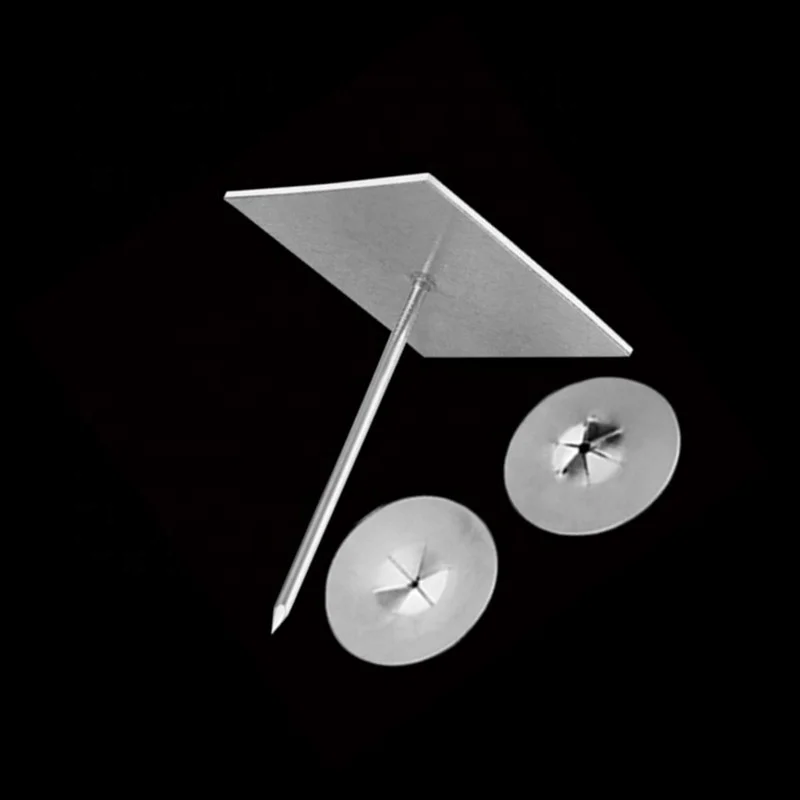 12ga X65mm Galvanized Steel Self Stick Rock Wool Pins With 30mm Speed ...