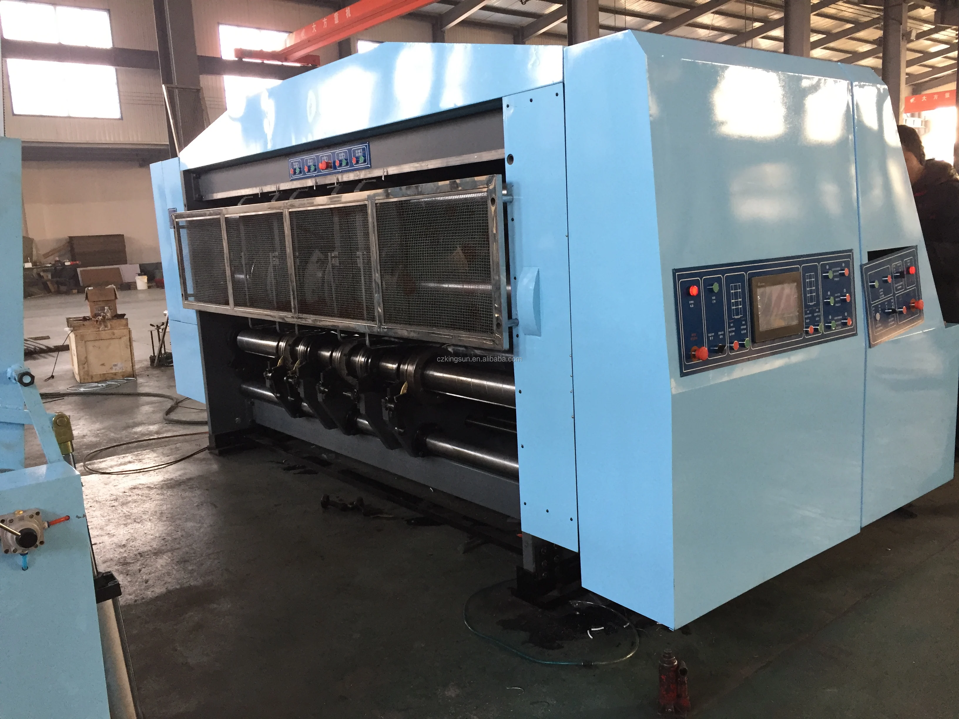 Automatic Corrugated Box Slotting Machine - Buy Automatic Slotting ...