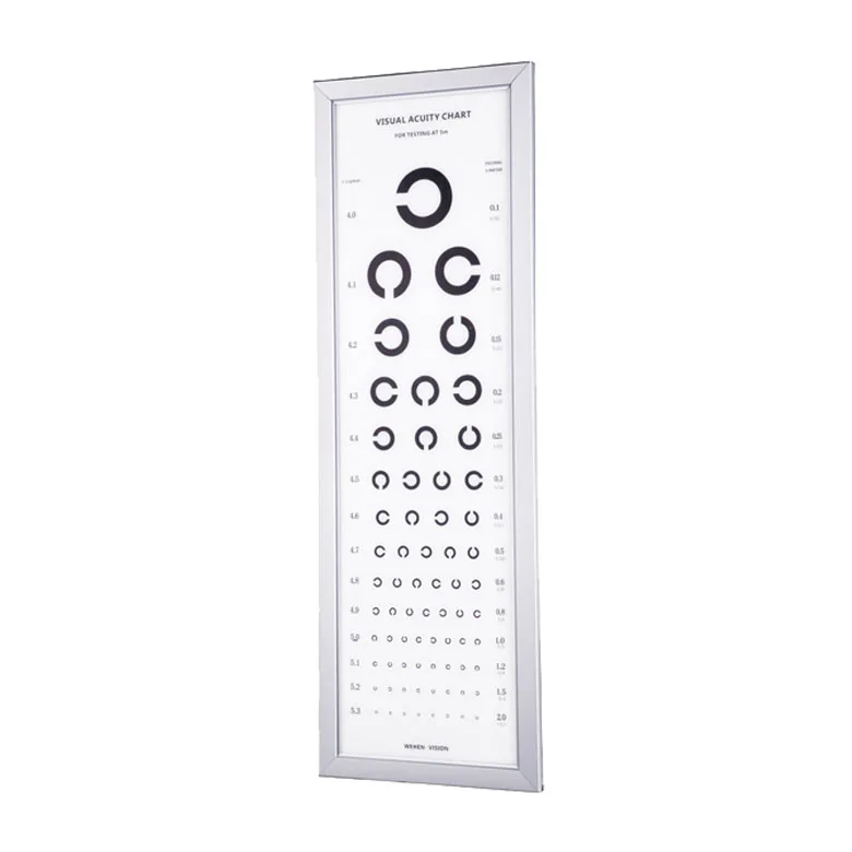 VCW-2C Snellen Eye Chart - Professional Vision Test