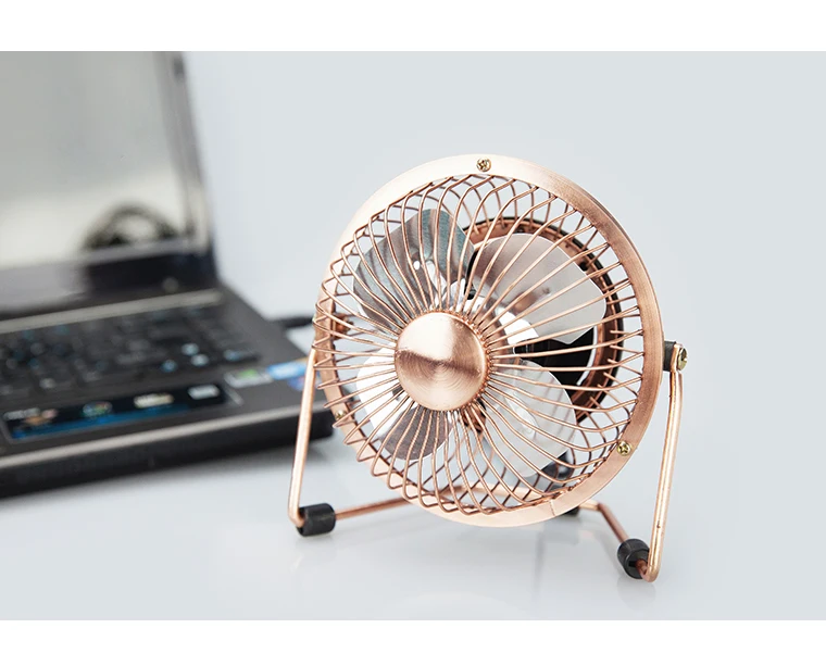 4 Inch Usb Mini Fan Metal Body Portable Mini Fan Desktop Mini Portable ...