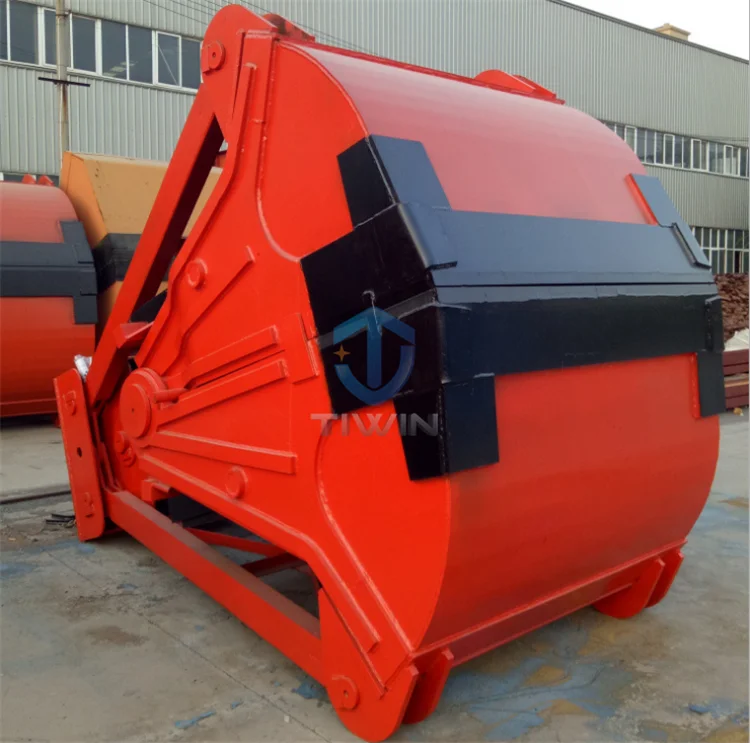 Hydraulic 5 Ton Grab Bucket For Overhead Crane - Buy Clamshell Grab ...