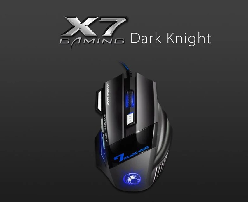 Imice X7 Brand New 7 Botton Game Wired Mouse With Bright Color ...