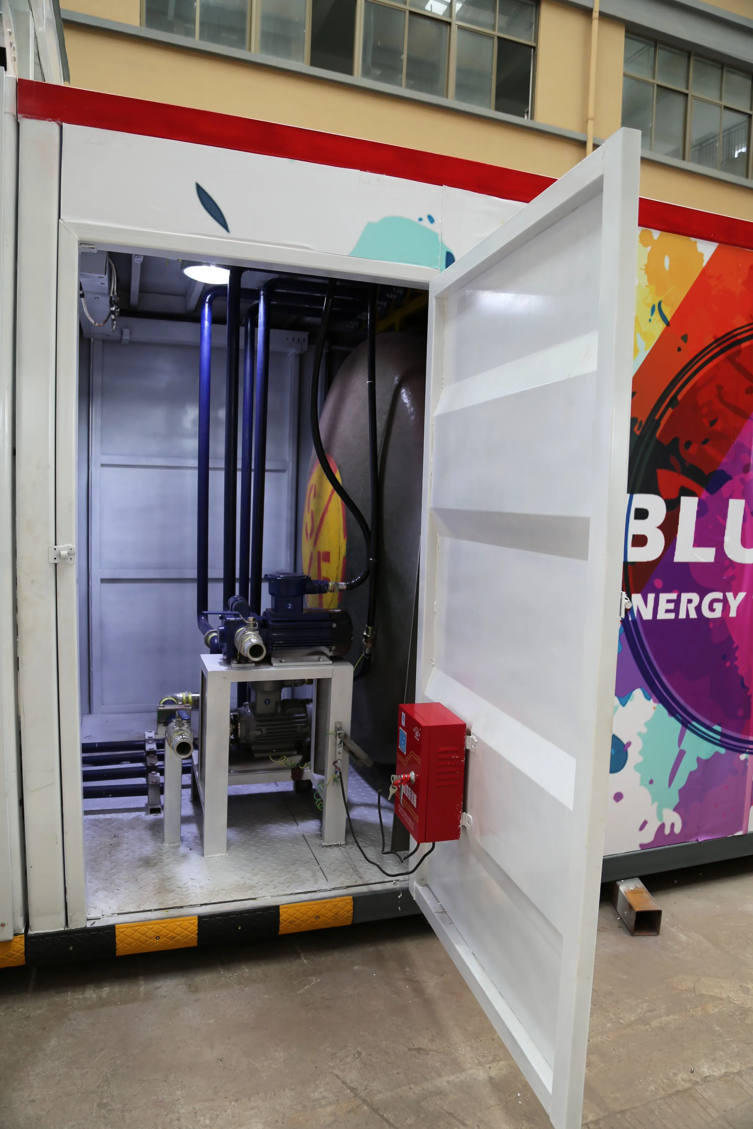 Mobile Fueling Station with Solar Panels - Easy to Operate