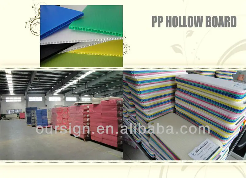 Polypropylene Plastic Sheet/ Pp Hollow Board For Uv-printing - Buy Pp ...