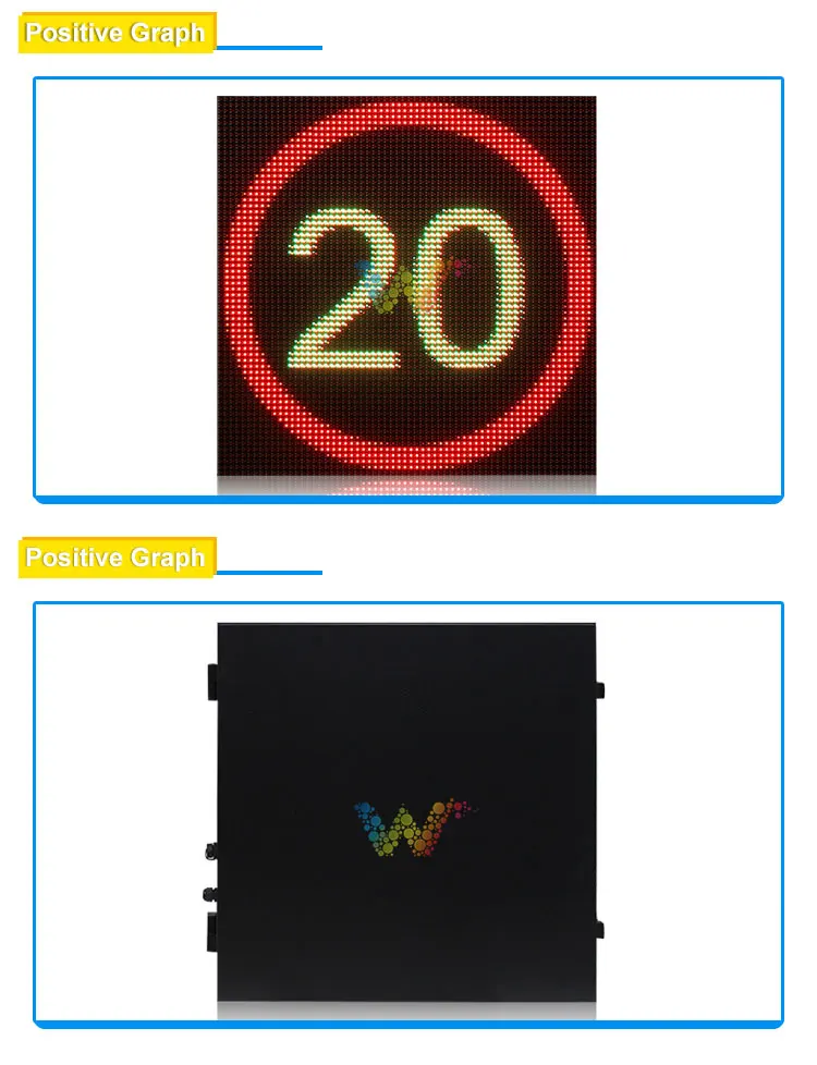 640mm Speed Variable Symbol - LED Road Security Indicator
