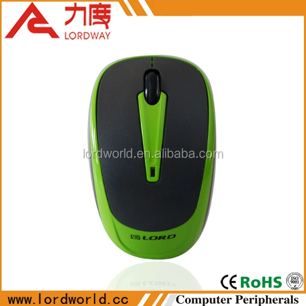 CPI 1200 High Resolution Wireless Computer Mouse - Black