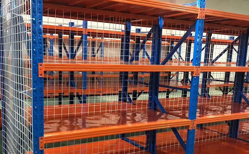 Warehouse Rack Plate Type Medium Duty Rack Steel Metal Plate Storage ...