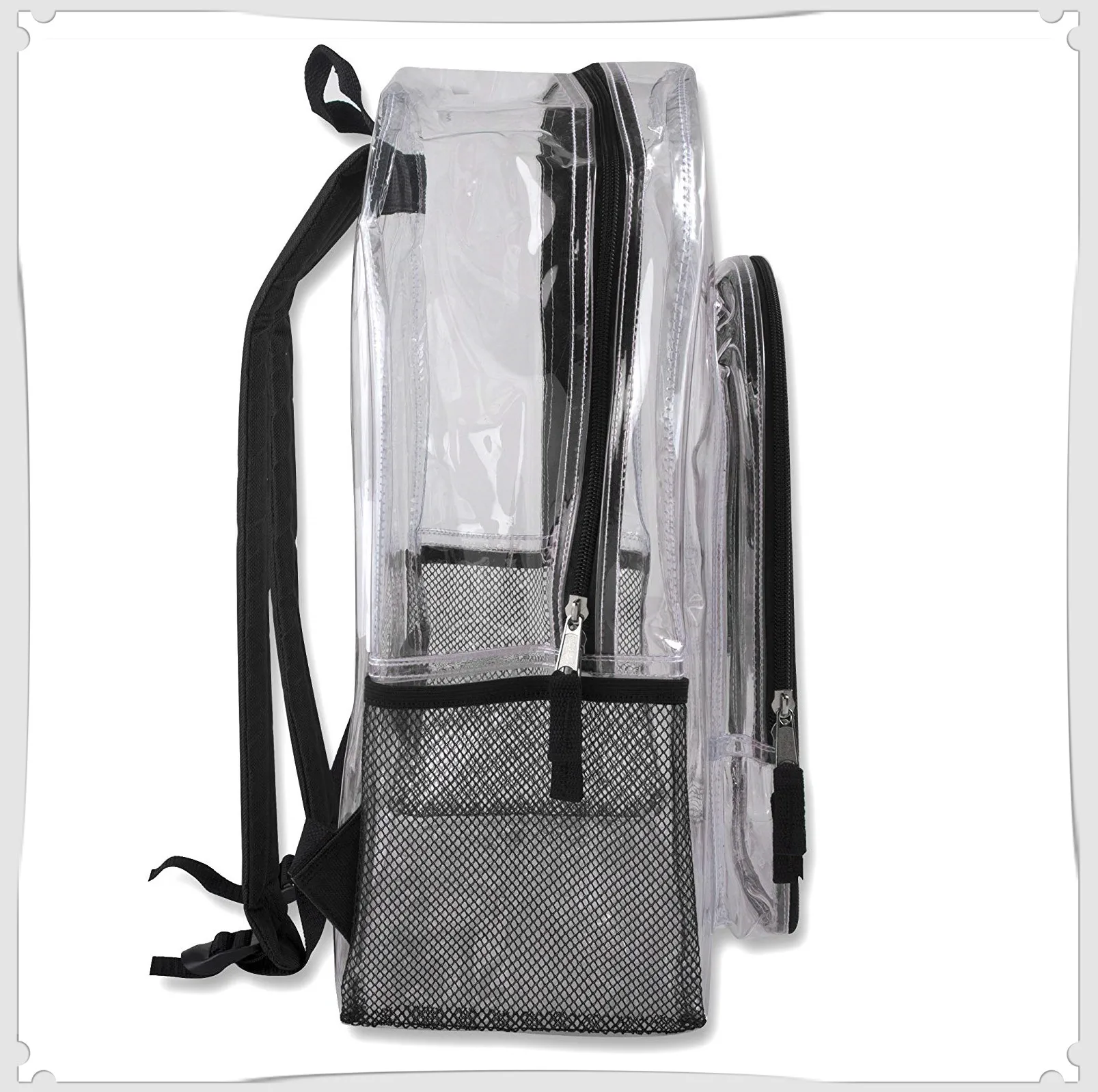 Popular Clear Plastic Transparent Pvc Backpack Bag For Women - Buy ...