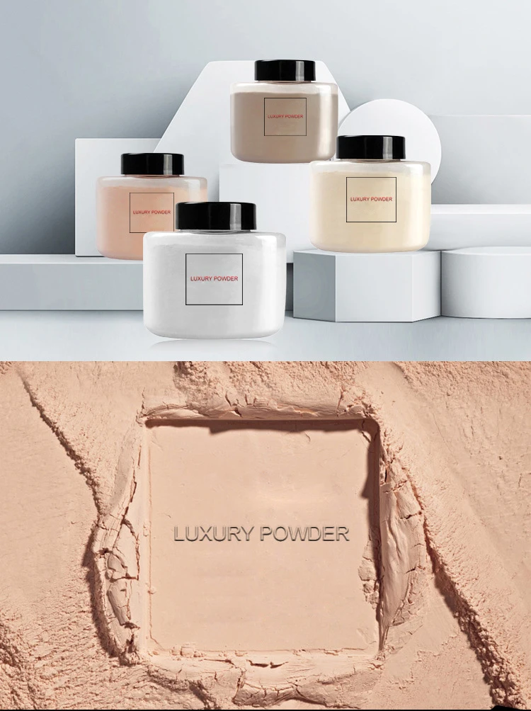 Best Loose White Face Powder Foundation Cosmetics For Oily Skin - Buy ...