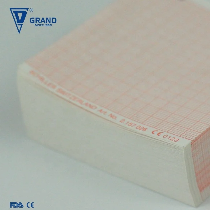 High Quality Z Fold ECG EKG Thermal Medical Chart Paper