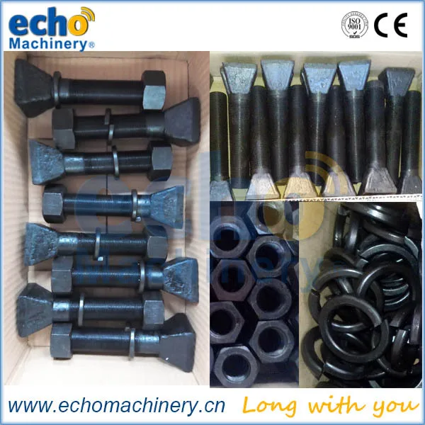 Wear Resistance Mining Rock Crusher Bolts For Impact,Jaw And Cone ...