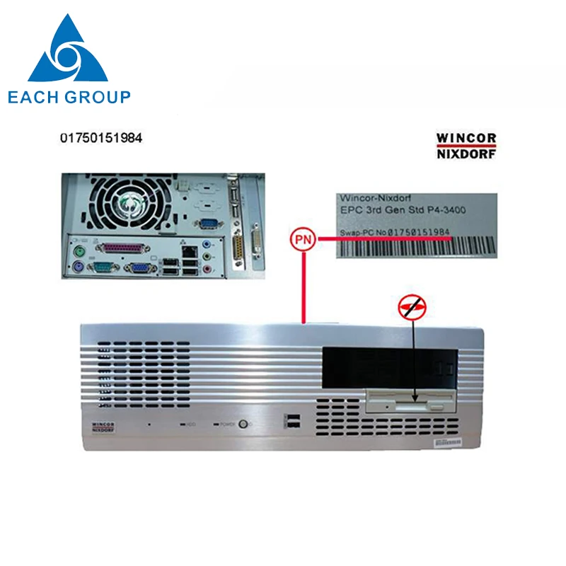 Wincor Personal Computer - ATM Bank Machine EMB STD 3RDGEN