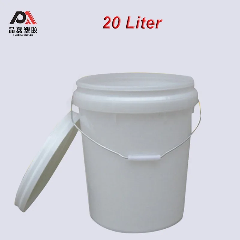 High Quality 4l 5l 10l 20l 25l White Round Cheap Small Plastic Chemical Barrels/bucket - Buy 5l ...