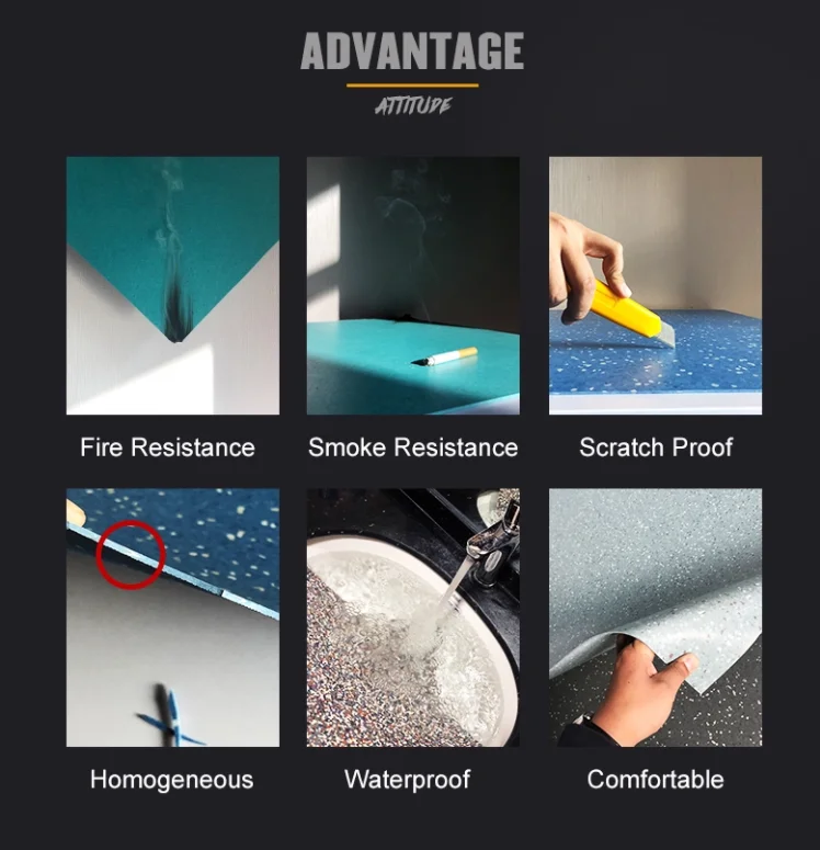 Professional Conductive Anti-Static Vinyl ESD PVC Floor Tiles Mat