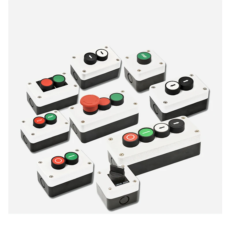 Waterproof Button Switch Emergency Stop Industrial Handhold Control Box ...
